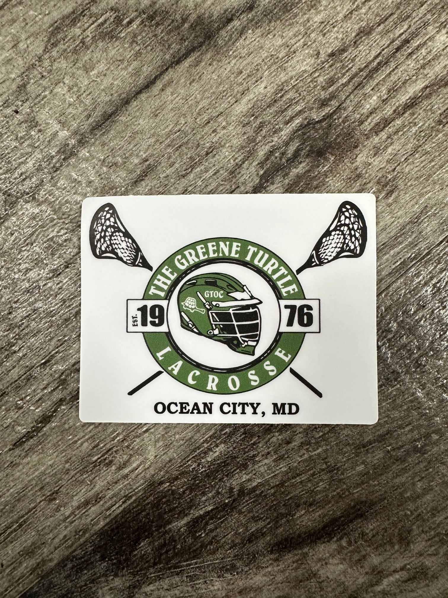 GT Lax Sticker | The Original Greene Turtle Apparel