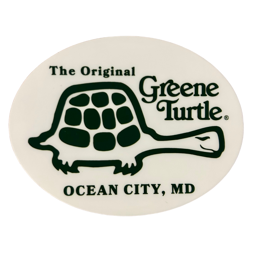 Original Oval Sticker | The Original Greene Turtle Apparel
