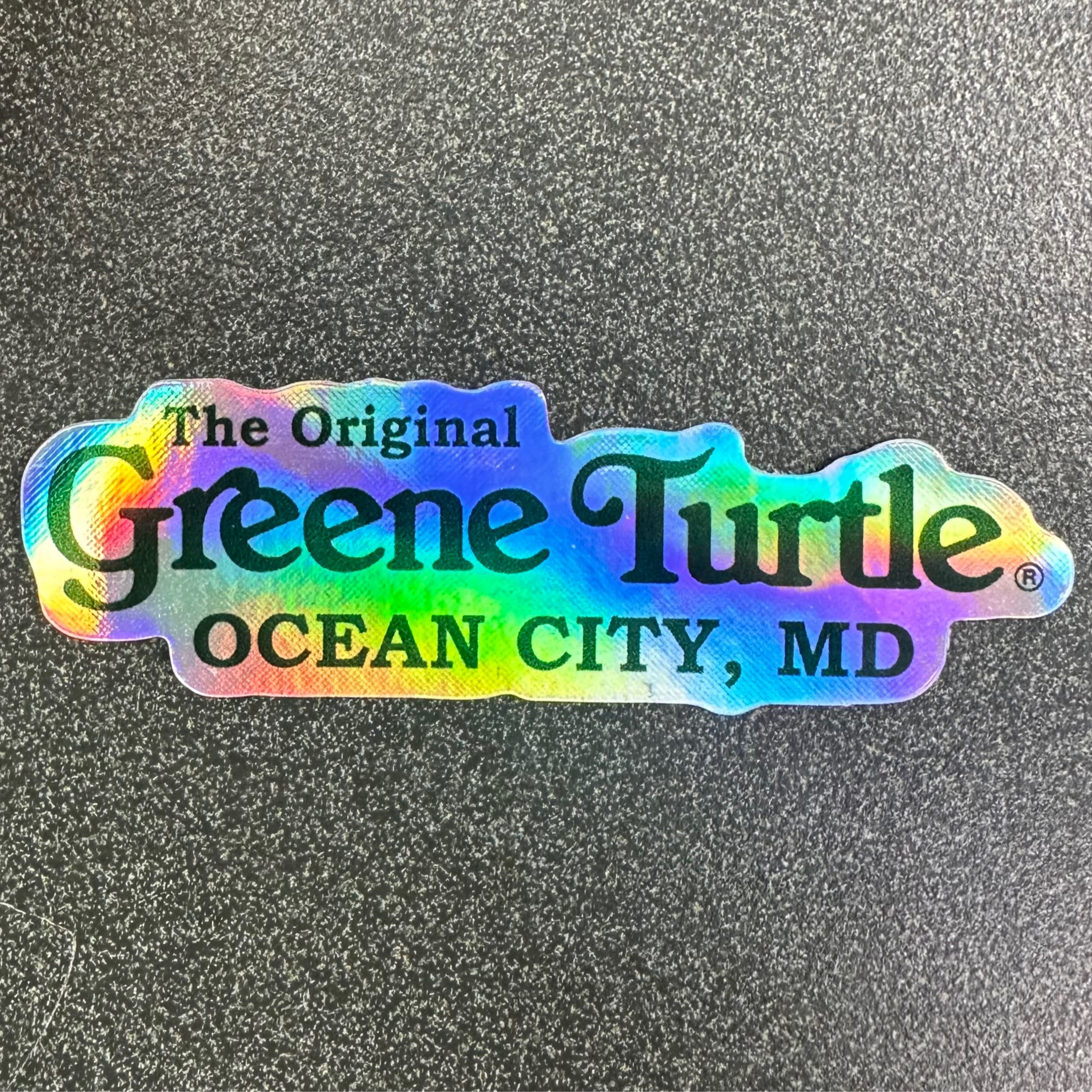 Holographic GT Sticker | The Original Greene Turtle Apparel